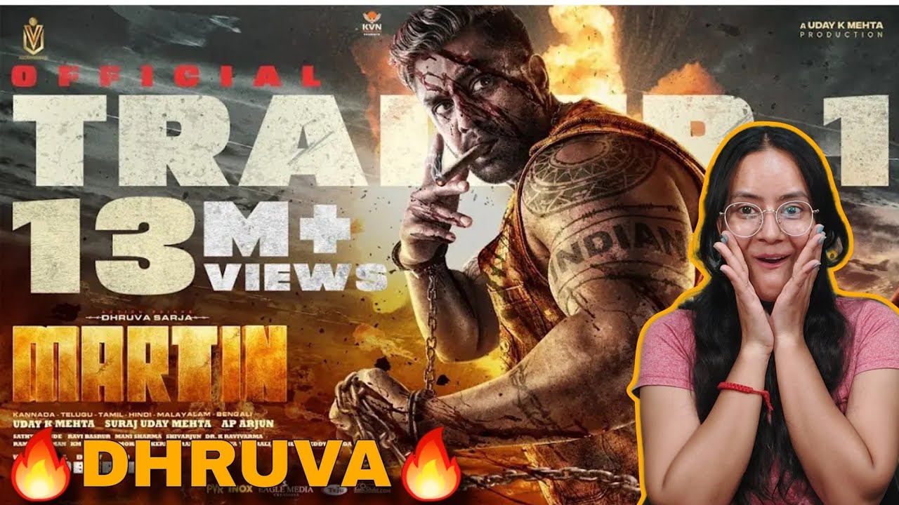 #Martin Trailer 1 Reaction | Dhruva Sarja | AP Arjun | Sadhana Reaction ...