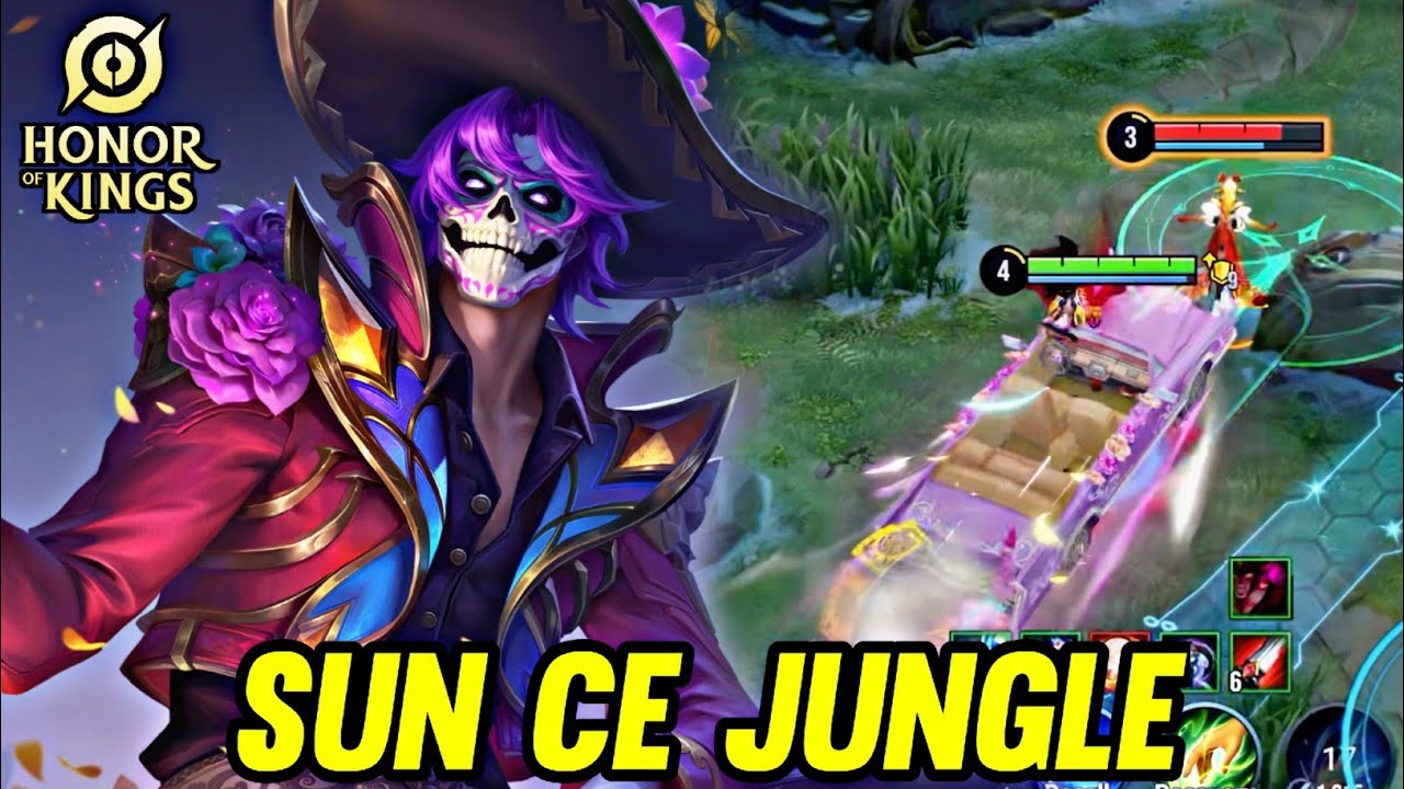 HOK : SUN CE GAMEPLAY | IN JUNGLE - HONOR OF KINGS - YouTube