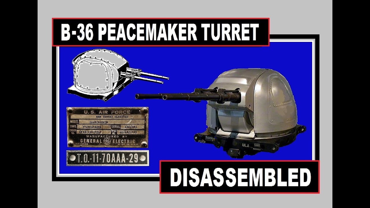 General Electric B-36 Peacemaker Remote Controlled Beam Turret ...