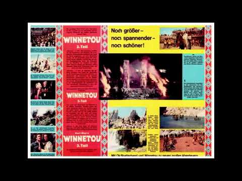 Karl May Filme - Werbehandzettel - Winnetou 3. Teil, 1965