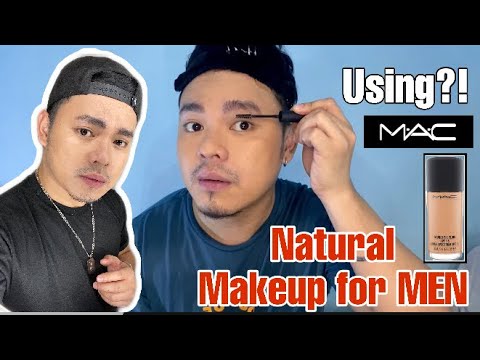 NATURAL MAKEUP FOR MEN ( USING MAC COSMETICS ) - YouTube