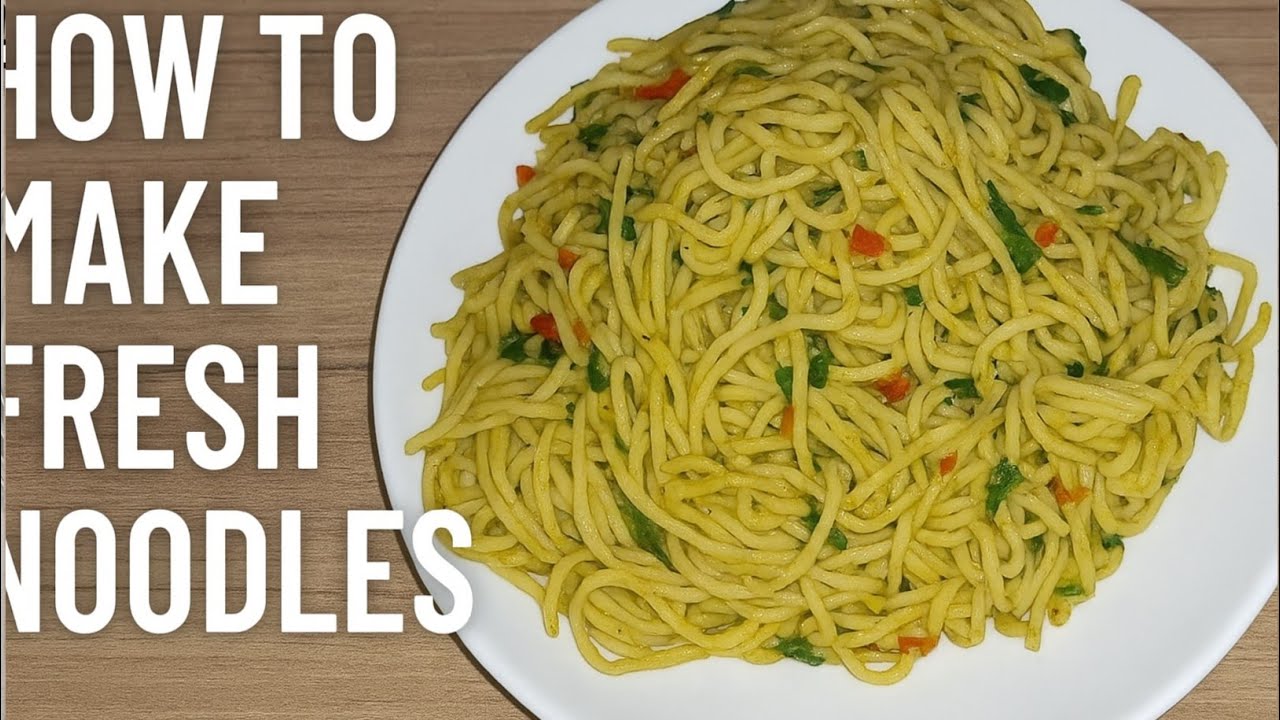 Homemade Noodles 🍜 How To Make Noodles From Scratch! - YouTube