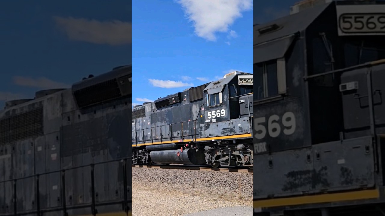 My first FURX leasing locomotive trailing 3rd with a KCS - YouTube