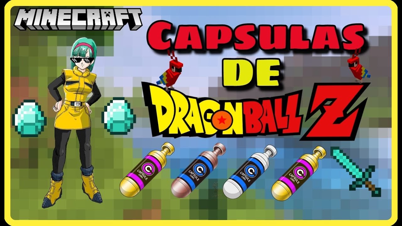 Capsulas de Dragon Ball Z en Minecraft! | Capsule mod | Review Completa ...