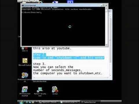 Hack: shutdown other computers in a network - YouTube