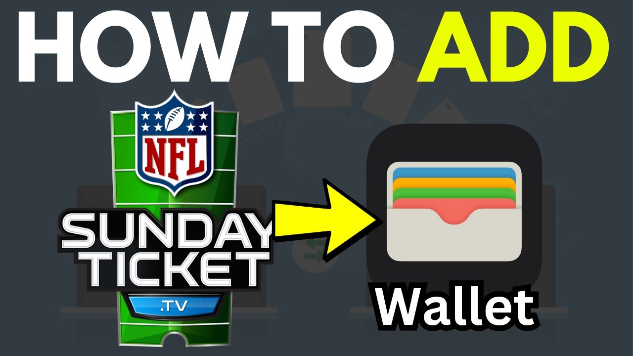 How To Add NFL Tickets To Apple Wallet (2024) - YouTube
