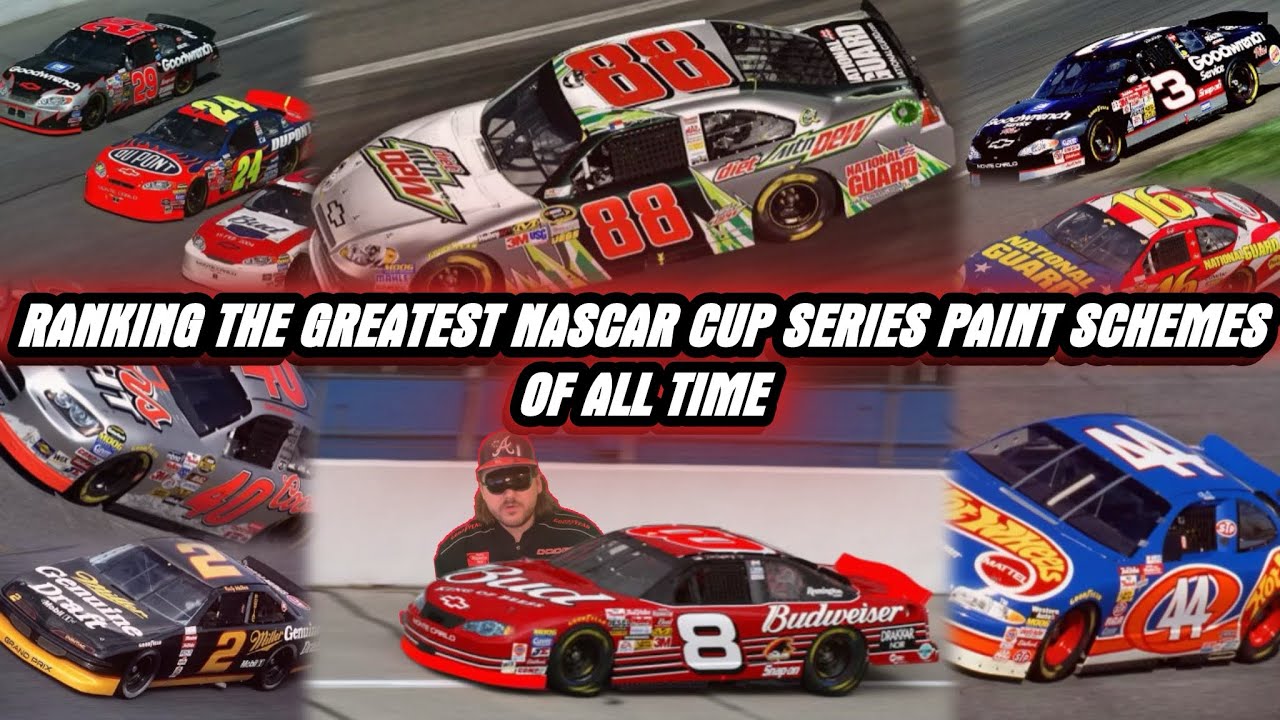 The Top 10 NASCAR Cup Series Paint Schemes of All Time - YouTube
