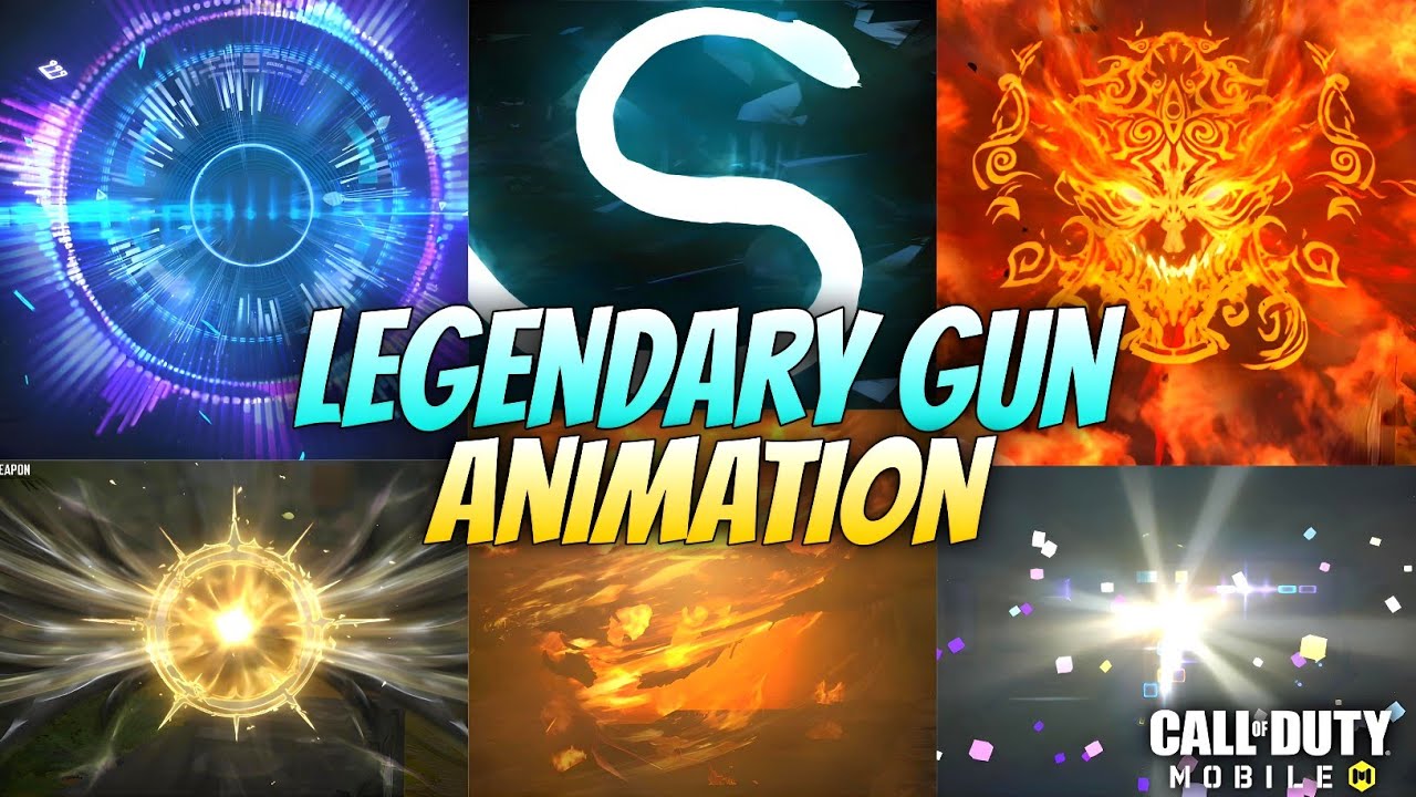 S01 All Legendary Guns Lobby Animation | Legendary Gun Lobby look is so ...