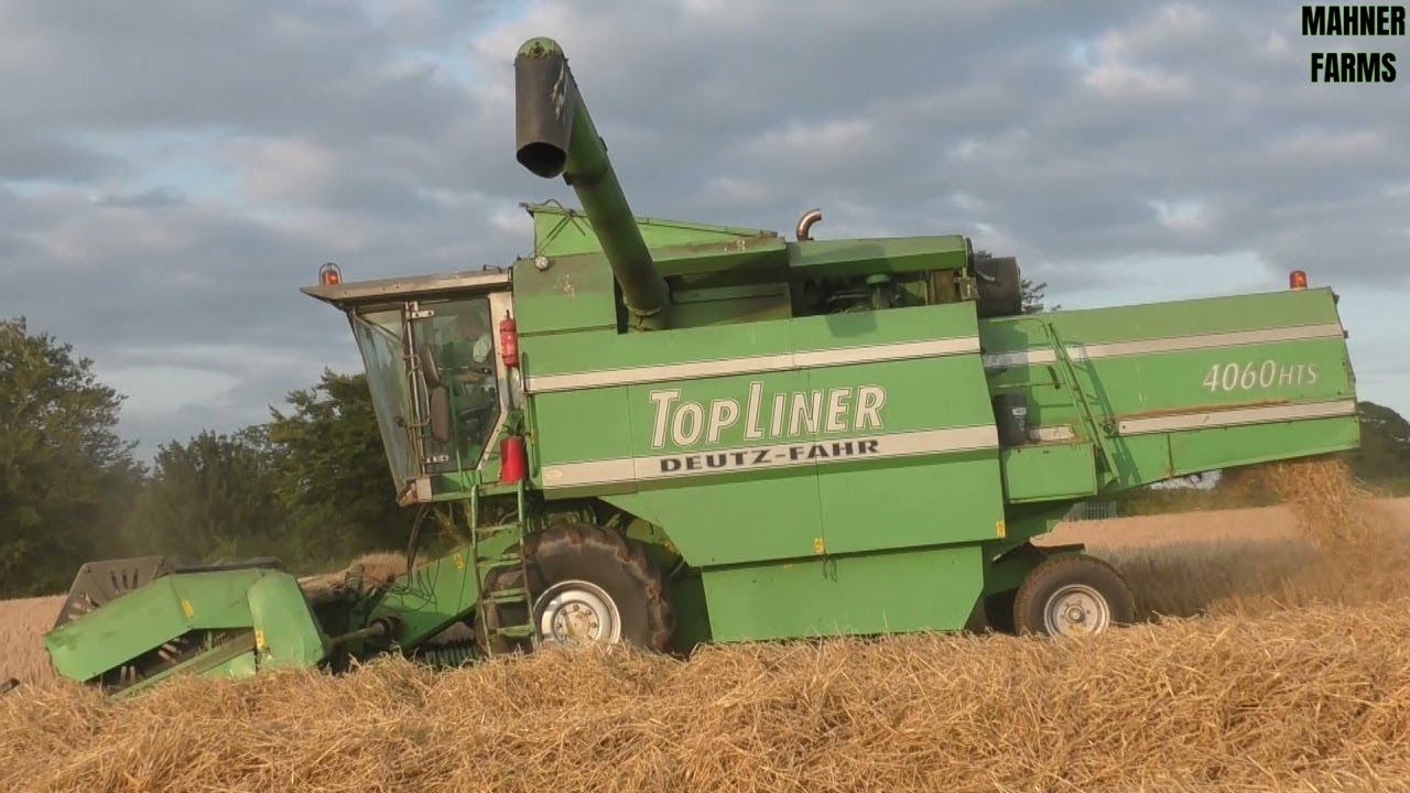 1995 Deutz Fahr Topliner: Iconic Combine Harvester Tech Unveiled - YouTube