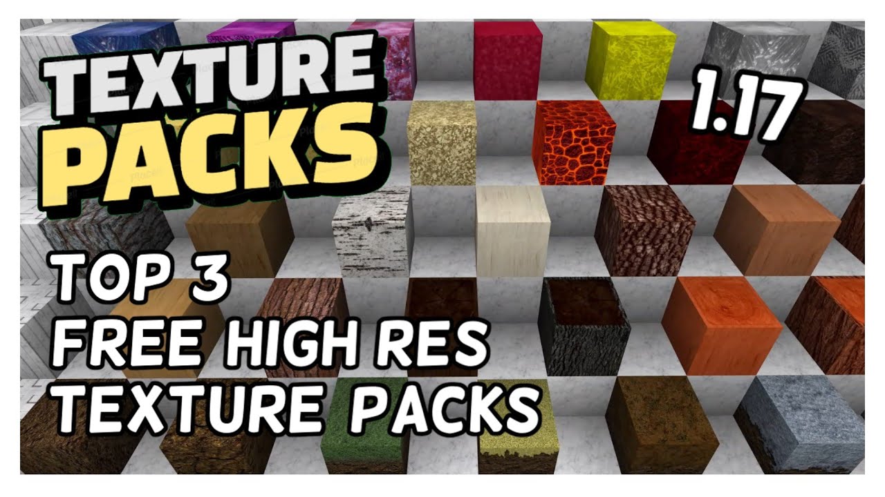 Top 3 Free High Resolution Texture Packs | Minecraft Bedrock 1.17 ...