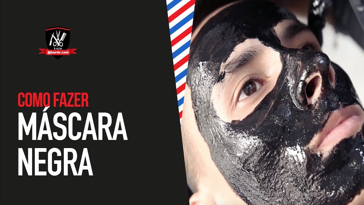 COMO FAZER - Máscara Negra - Passo a Passo - YouTube