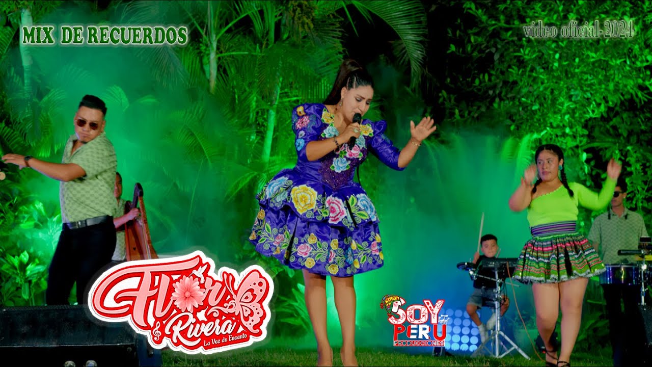 FLOR RIVERA MIX DE RECUERDOS video oficial 2024 - YouTube