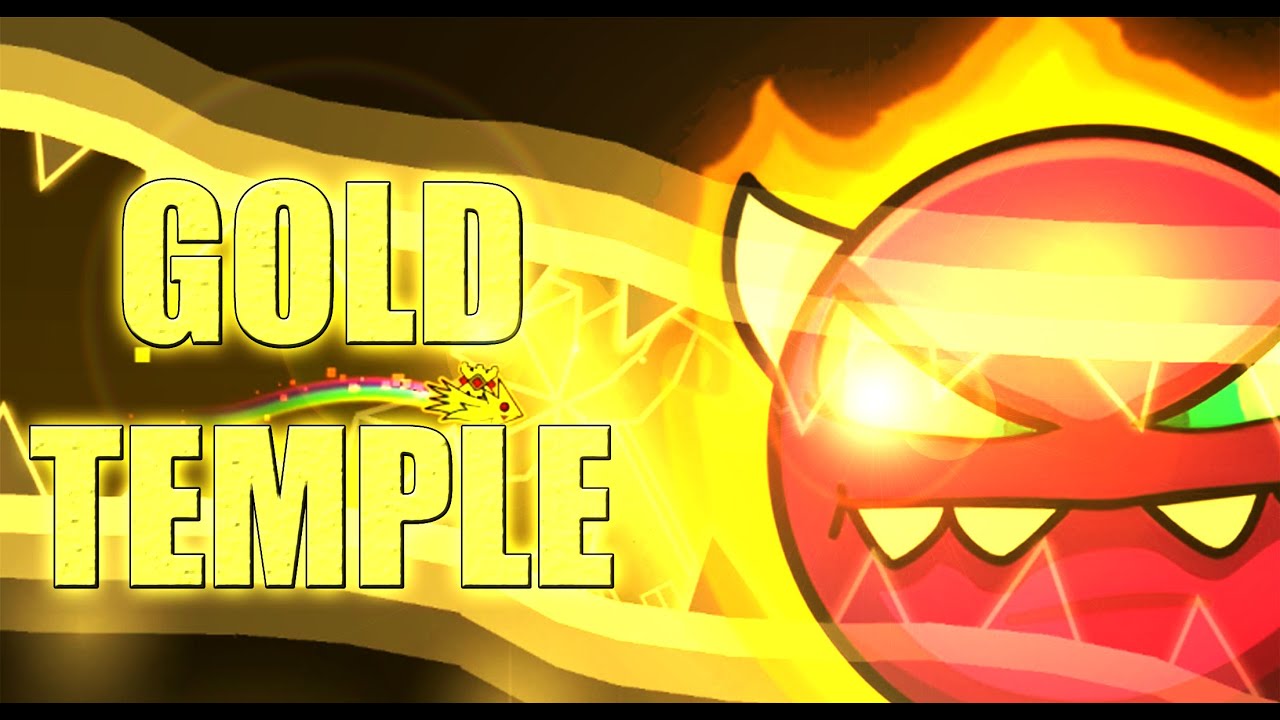 "GOLD TEMPLE" by Serponge 100% [Medium Demon] (Geometry Dash) - YouTube