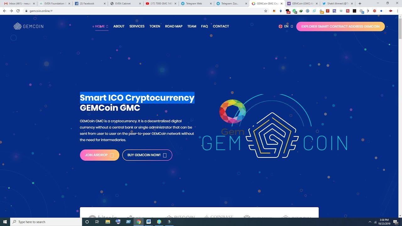 GEMCoin GMC Airdrop $140 WORTH 7000 GMC COIN FREE ⭐️⭐️⭐️free airdrop ...