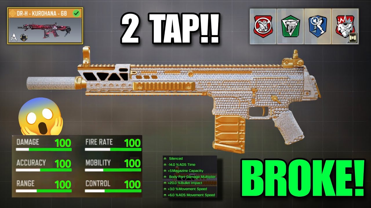 DRH "2 TAP" GUNSMITH BUILD | Best DRH Gunsmith Loadout & DRH ...