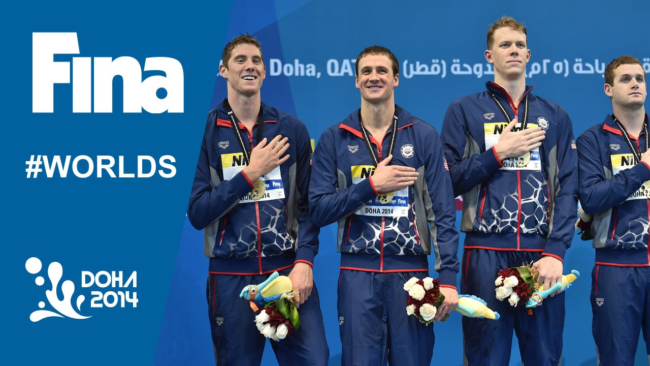 Matt McLean | Interview (4x200m Freestyle) | 2014 FINA World Swimming ...