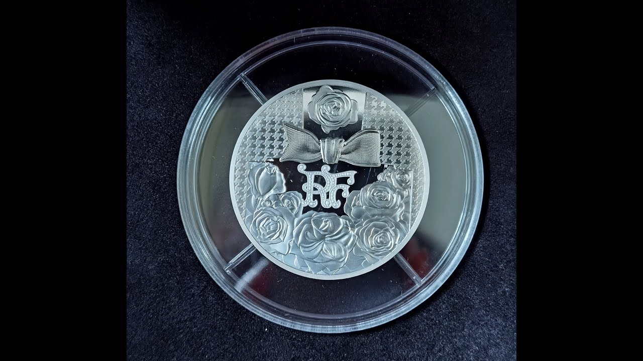 🇫🇷🪙2021法國鑄幣廠迪奧香水精製銀幣 Monnaie de Paris French Excellence Dior Silver ...