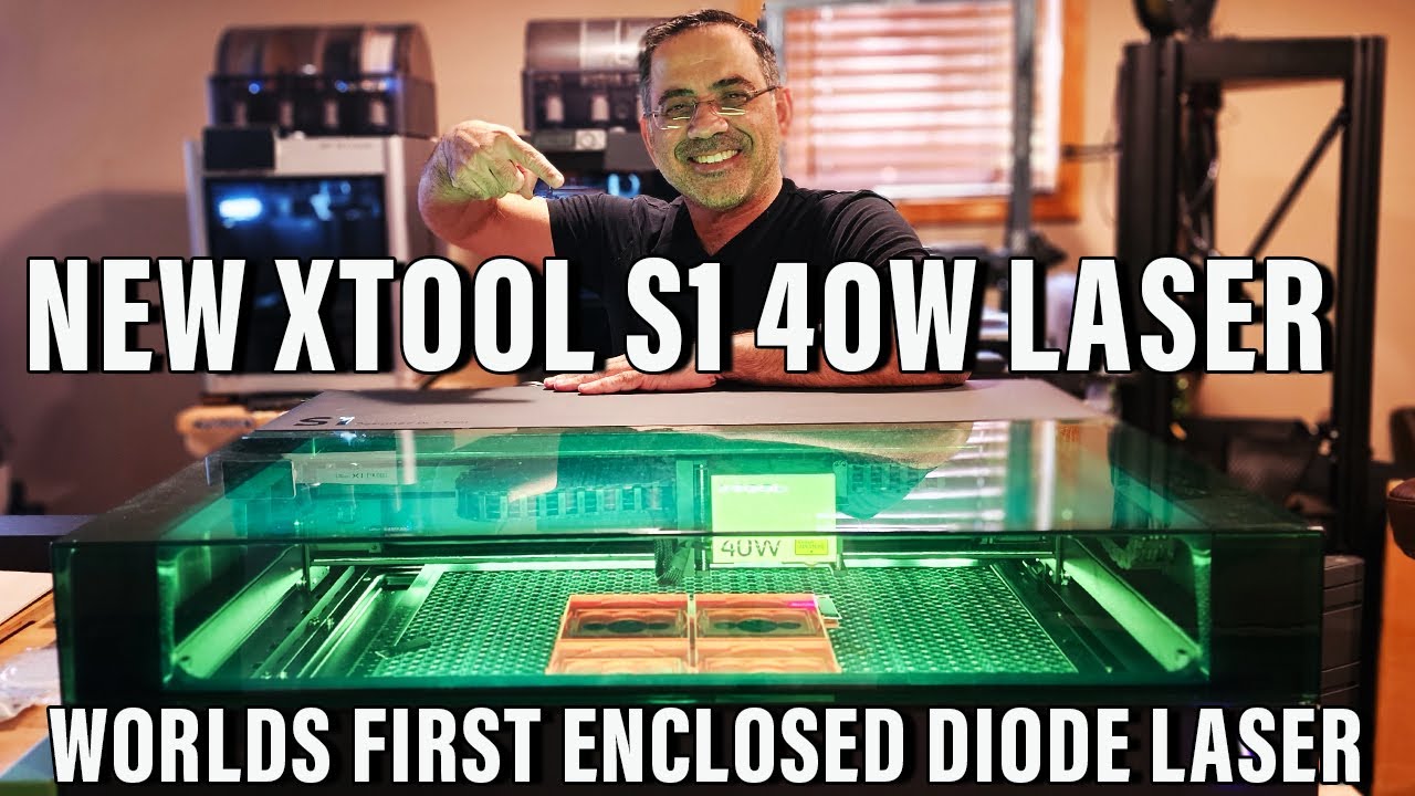 New Xtool S1 Enclosed Laser Engraver! The worlds first enclosed high speed Diode Laser! 200 OFF ...