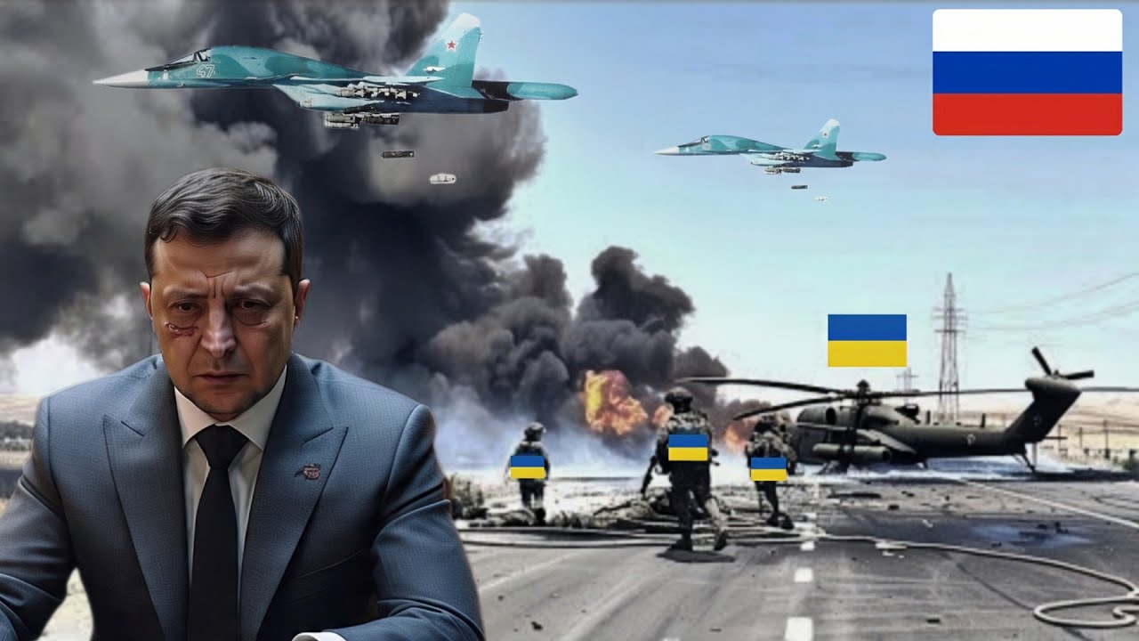 Dramatic Moment! Destruction of Ukrainian Air Base By Russia's best ...