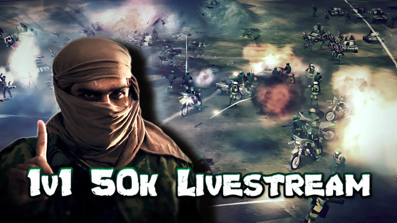 C&C Generals Zero Hour Late Night 1v1 50k Games & 10k Games - YouTube