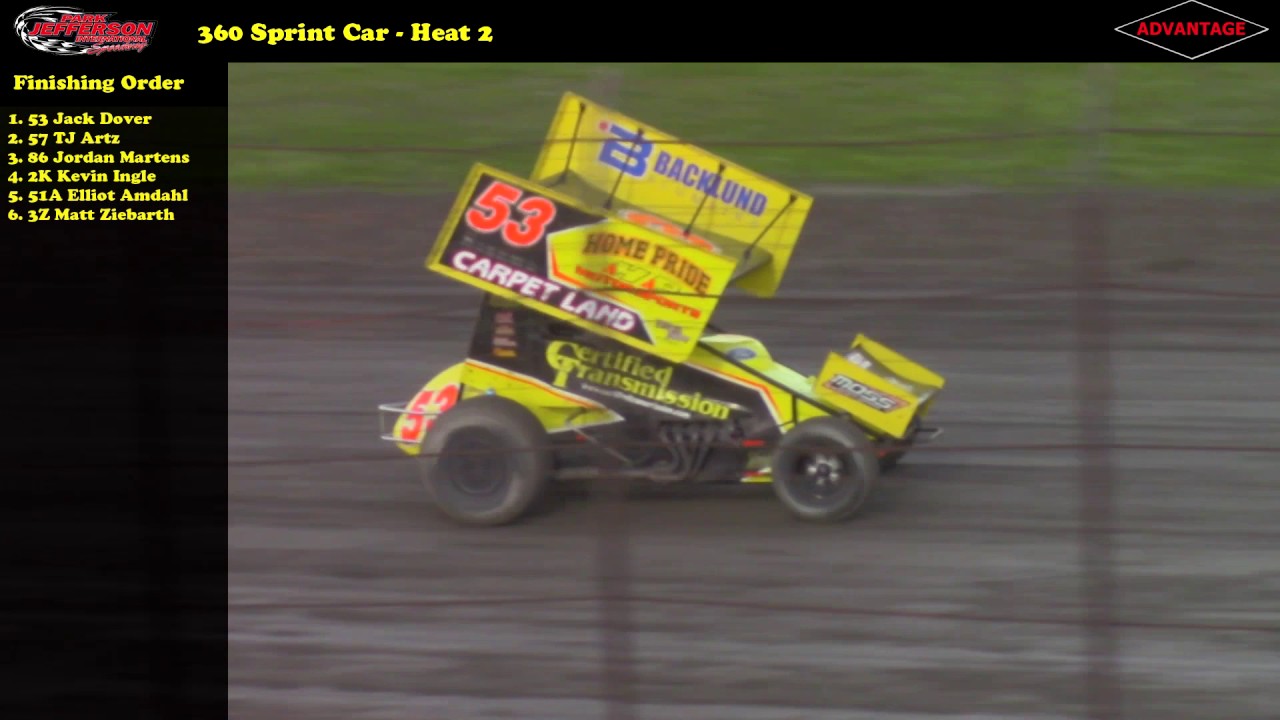 360 Sprint Car -- 5/6/17 -- Park Jefferson Speedway - YouTube