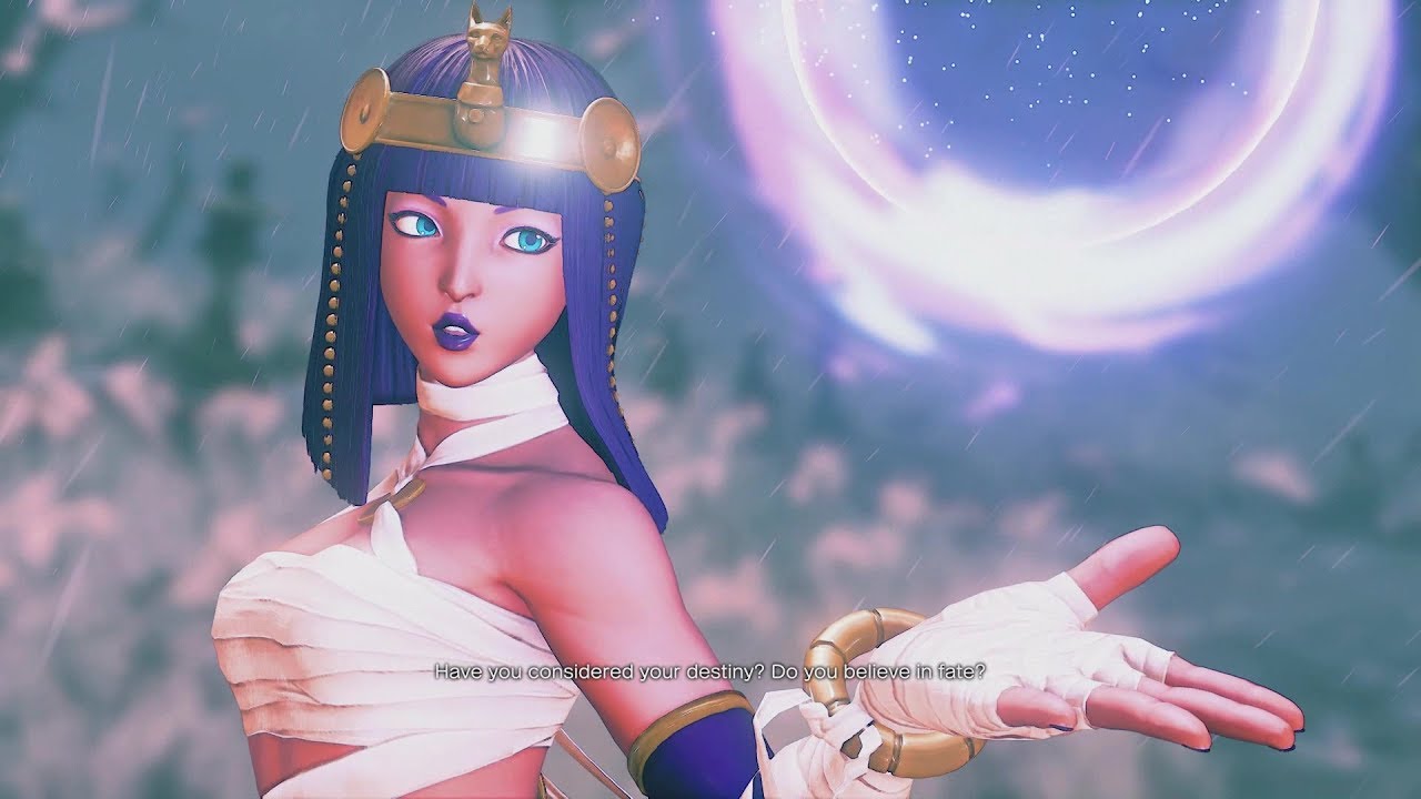 Street Fighter 5 - Menat's Intro, Outro, Taunt, and Critical Art - YouTube