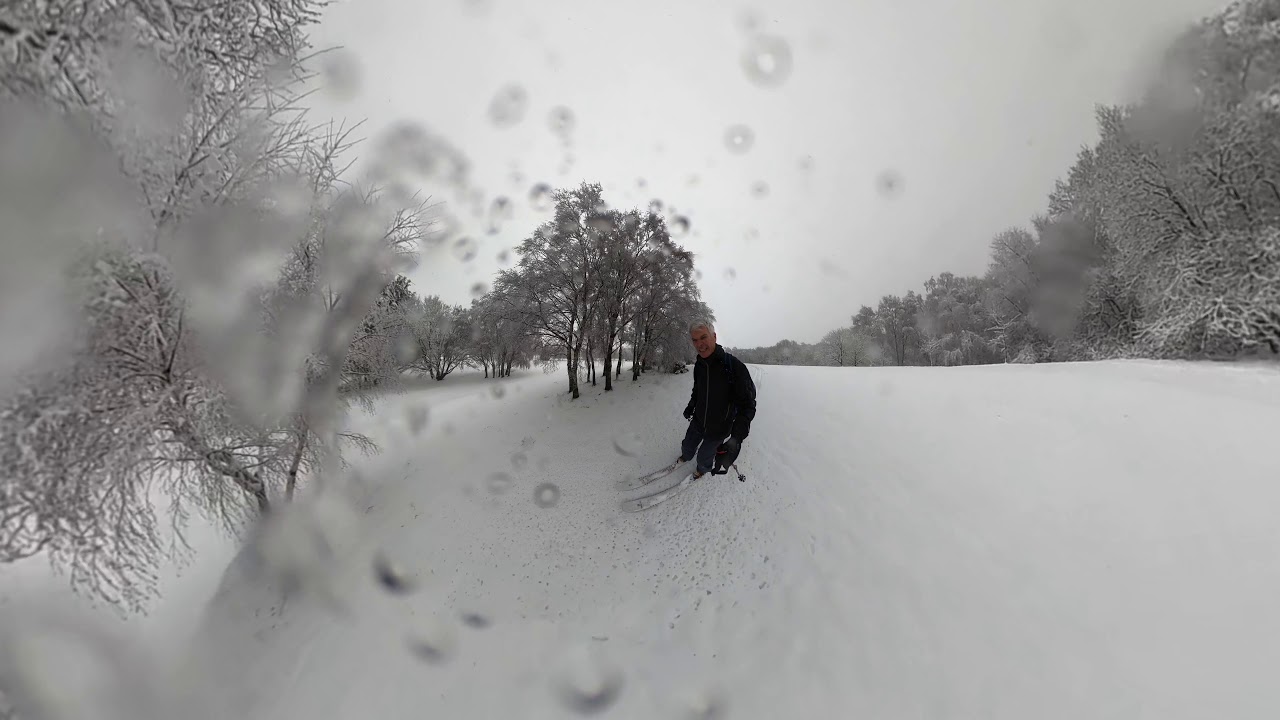 Golf Course ski 4K - YouTube