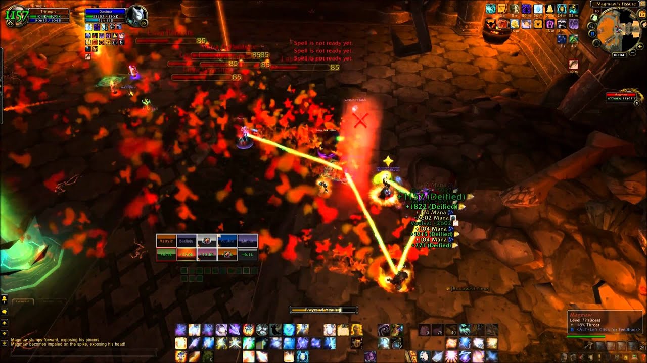 Magmaw (10, Normal) Cataclysm BETA [Blackwing Descent] - YouTube