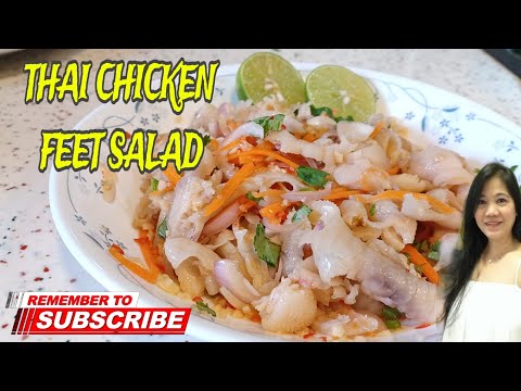 How To Make Thailand Cold Boneless Chicken Feet Salad.@felyganzagan2822