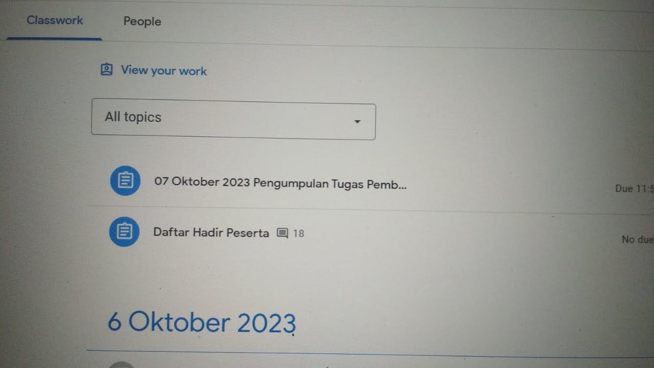 Cara Pengumpulan Tugas pada Google Classroom - YouTube