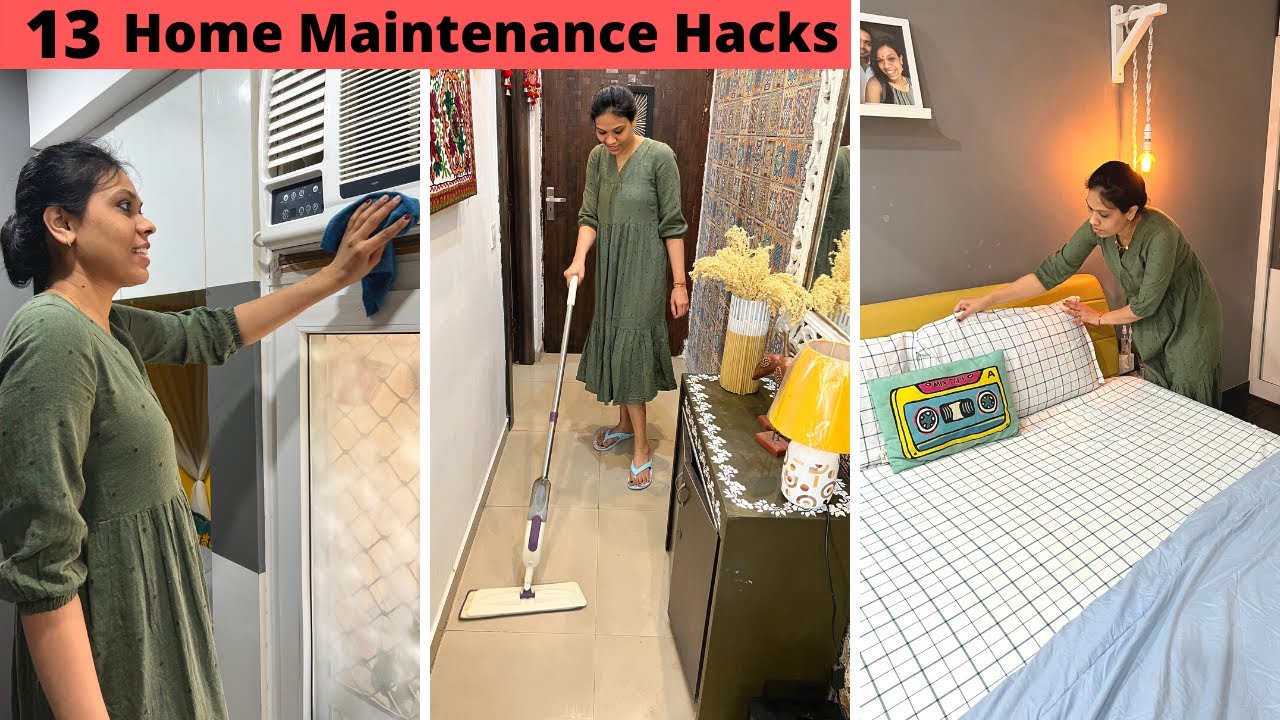 13 NEW & AMAZING Home Maintenance Hacks | Summer Home Keeping Hacks ...