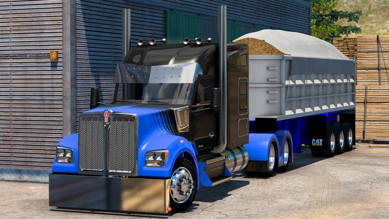 Kenworth W990 // CUSTOM // American Truck Simulator 1.46 // Logitech ...