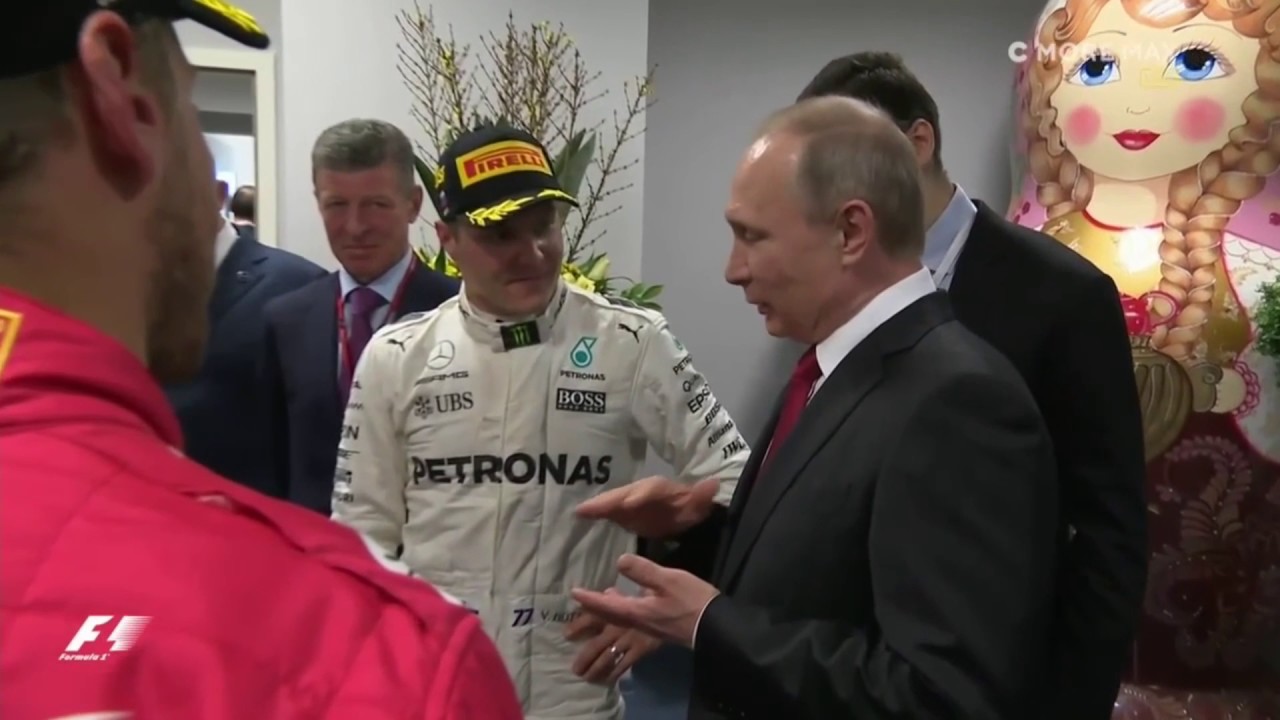 Russian Gp 2017 Putin Speaks With Drivers - YouTube