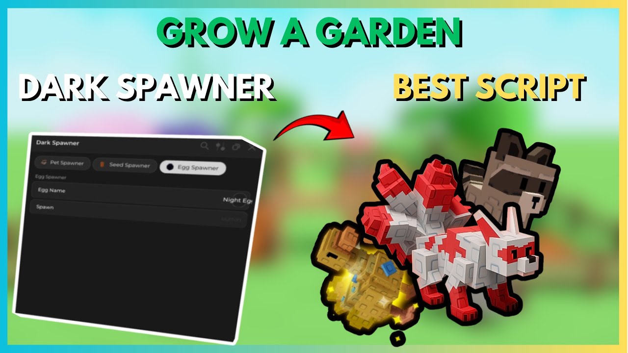 [NEW!🌿] GROW A GARDEN: DARK SPAWNER SCRIPT 🌑 | 🐣 SPAWN PETS 🐶 - YouTube