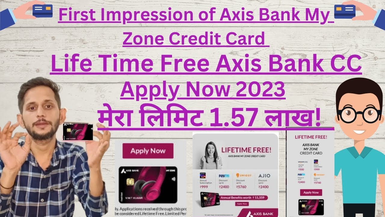 🤑🔥First Impression Of Axis Bank My Zone Credit Card 😍🔥l . - YouTube