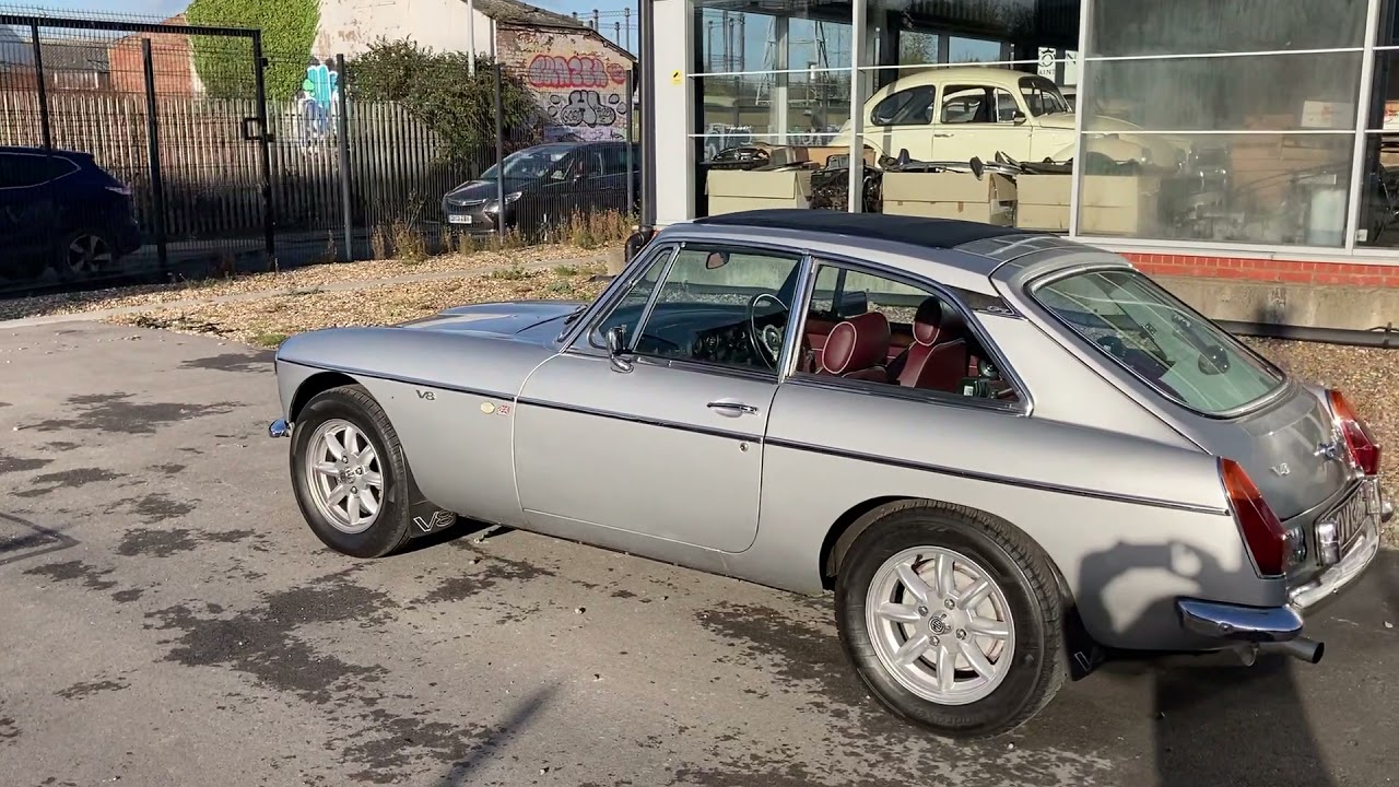 MGB GT V8 silver - YouTube