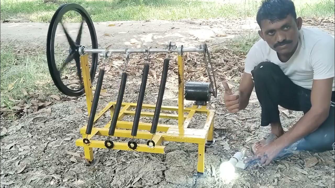 How To Build Flywheel Spring Machine Complete Prosses Free Energy ...