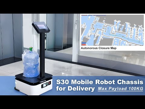 S30 Mobile Robot Chassis | 100kg Payload | Autonomous Navigation & Auto ...
