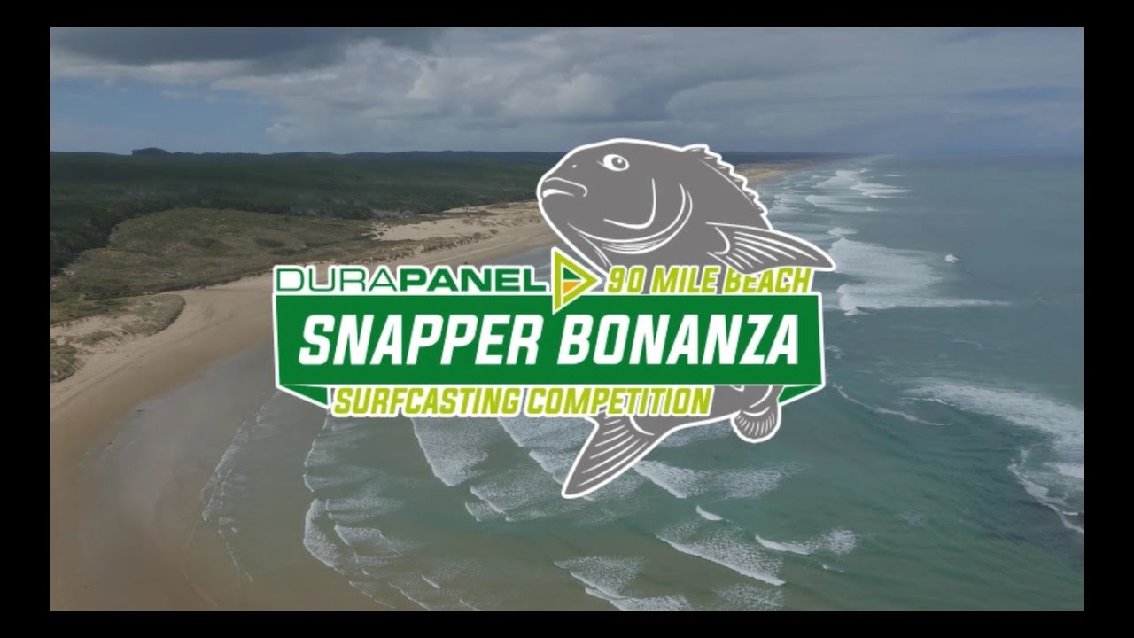 90 Mile Beach Snapper Bonanza Fishing competition NZ - YouTube