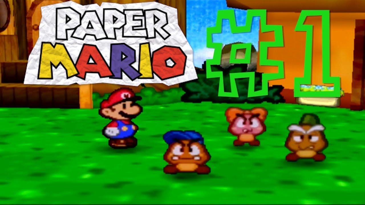 Paper Mario 64 Episode 1 - The Stolen Star Rod... - YouTube