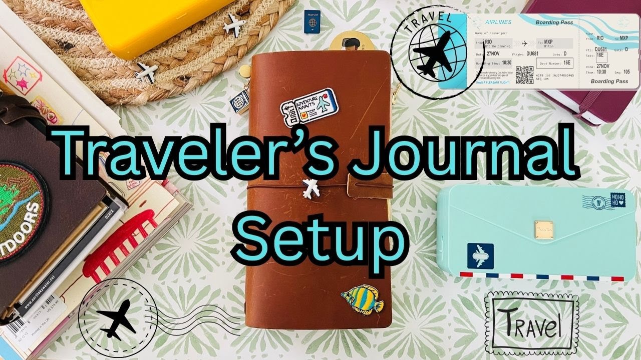 ️ Traveler's Journal Setup & Flip through - YouTube