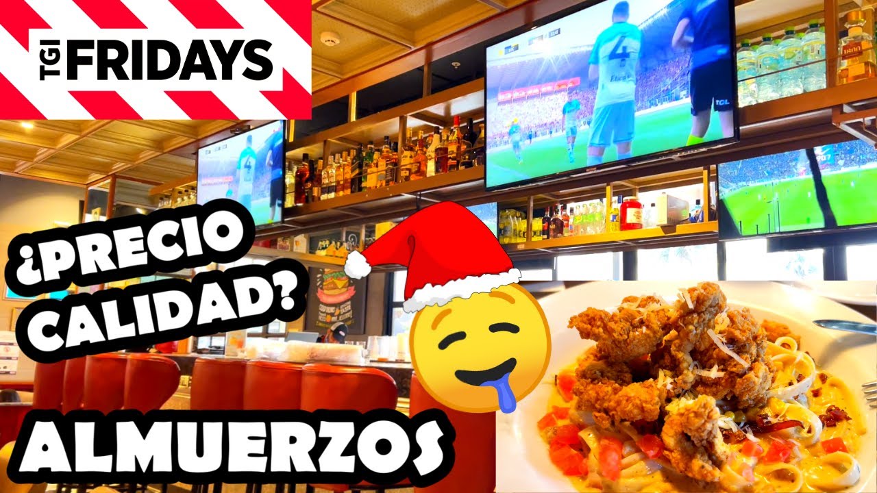 😋Restaurant TGI FRIDAYS [Carta & Precios] ¿Los Mejores MENÚS del DÍA ...