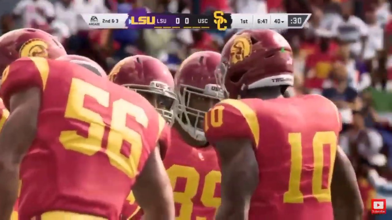 LSU Tigers VS USC (Madden 20 College mode) - YouTube