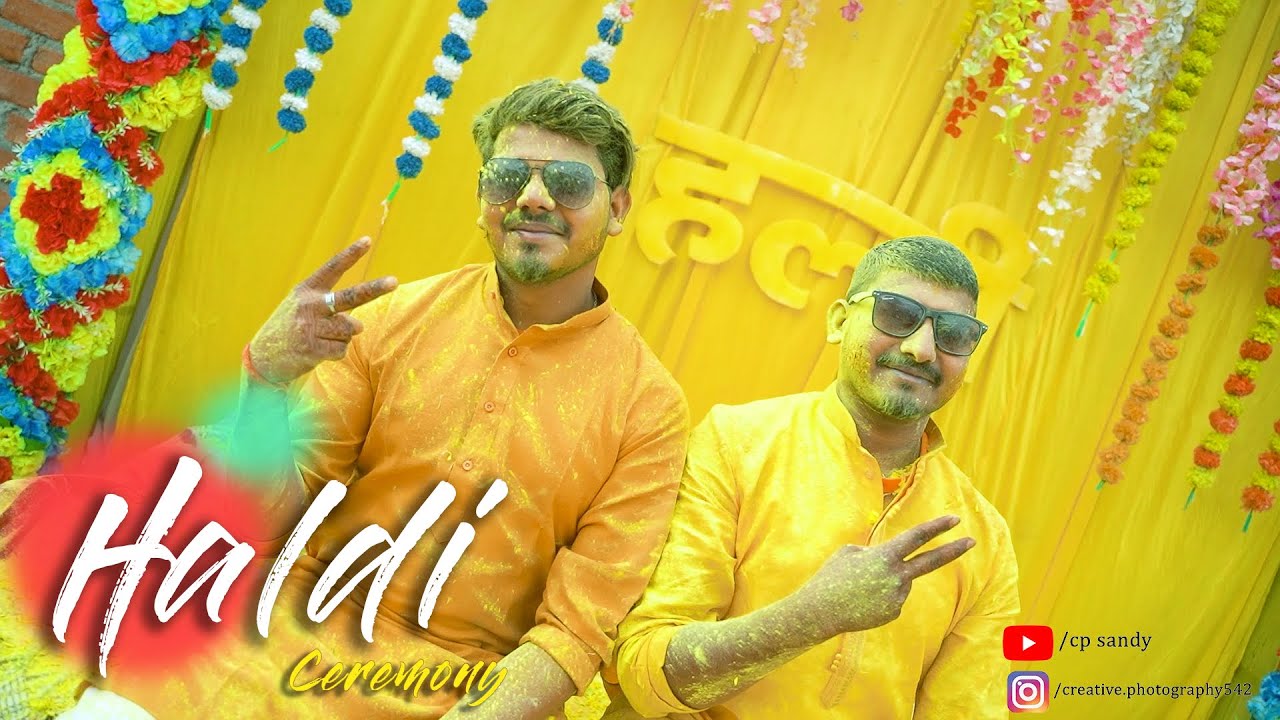 BEST HALDI CEREMONY 2023 || INDIAN HALDI RASAM || CREATIVE PHOTOGRAPHY ...