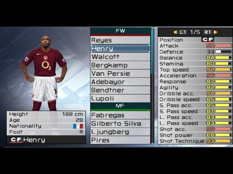 PES 5 World Patch 2005-2006 Master League Gameplay - YouTube