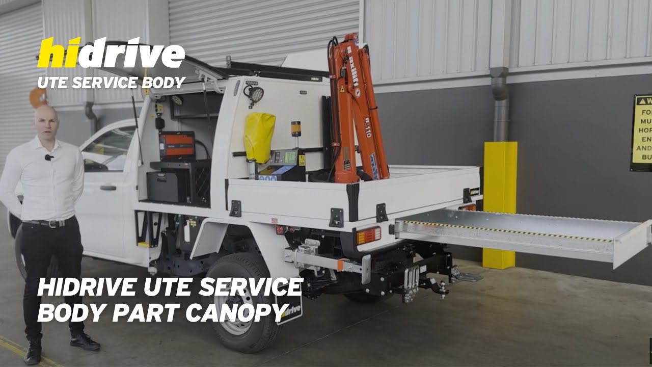 Hidrive Ute Part Canopy Service Body | Walkthrough - YouTube