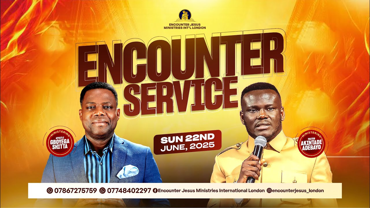 ENCOUNTER SERVICE - APOSTLE AKINTADE ADEBAYO - YouTube