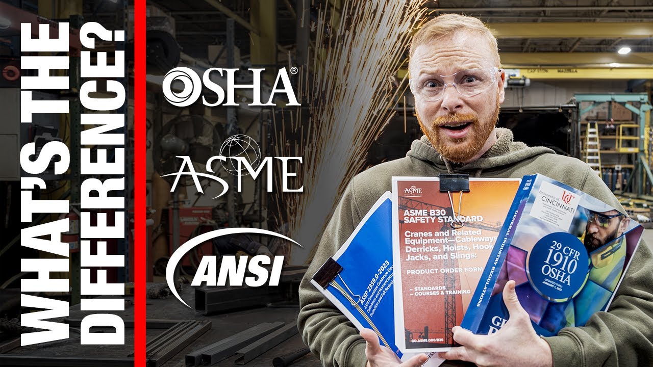 OSHA vs. ASME vs. ANSI: What's the Difference? - YouTube