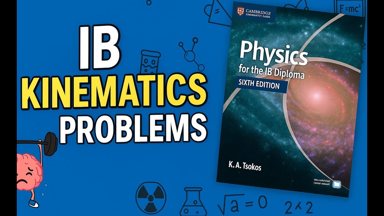 IB Physics SL – Kinematics Exam Questions Solved (Part 2) - YouTube