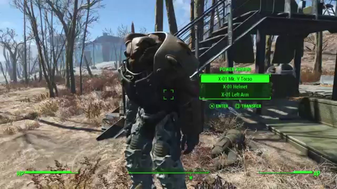 Fallout 4 - Power Armor, Big John's Salvage - YouTube